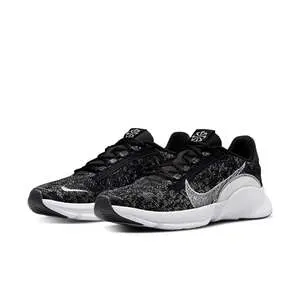 Nike Superrep Go 3 Flyknit Next Nature Athletic Shoes - Black/anthracite/white