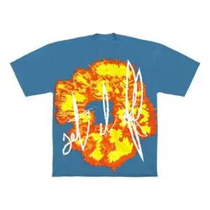 DENIM TEARS X Offset Set It Off #2 T-shirt - Blue