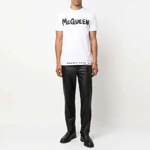 Alexander McQueen Graffiti T-shirt 'white