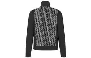 Dior Embroidered Logo Cashmere Zip-up Sweater