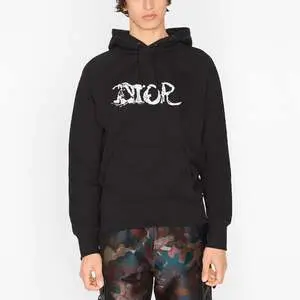 Dior X Peter Doig Crossover Fw21 Logo Embroidered Pullover