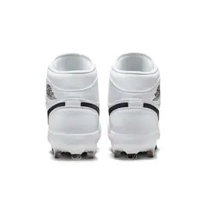 JORDAN 1 Retro Metal High Top Athletic Cleats - White/black