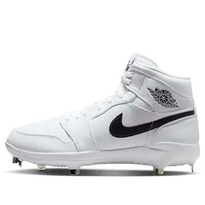 JORDAN Air Jordan 1 Retro Metal High Top Athletic Cleats White/black