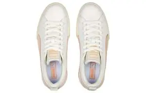 PUMA White Pink Low Top Sneakers - White/pink