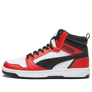 PUMA Rebound High Top Sneakers - Red/white/black