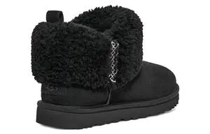 UGG Classic Ultra Mini Braid Boots - Black