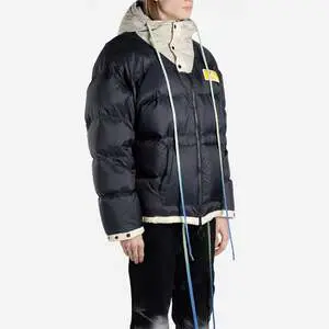 Off-White Zip Up Puffer Jacket