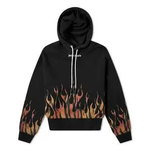 Palm Angels Tiger Flames Popover Hoodie