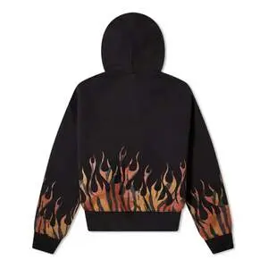 Palm Angels Tiger Flames Popover Hoodie