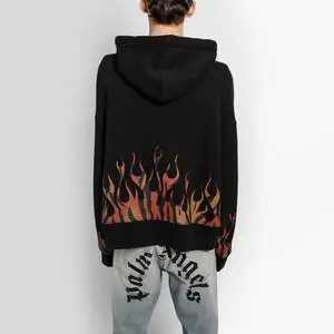 Palm Angels Tiger Flames Popover Hoodie
