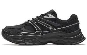 ANTA Chunky Shoes 'black Silver