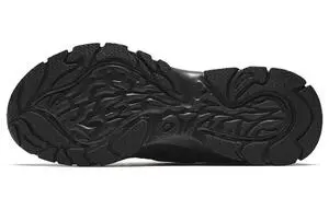 ANTA Chunky Shoes 'black Silver