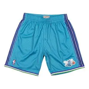 Mitchell & Ness Nba Charlotte Hornets 1999-00 Road Swingman Shorts - Blue/white