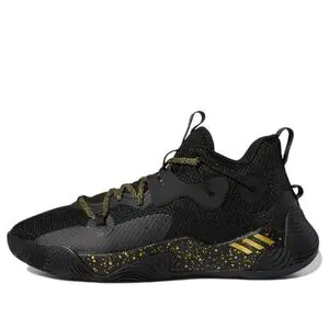 Adidas Harden Stepback 3 Basketball Sneakers - Black/gold