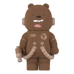 POP MART Mega Space Molly 400% We Bare Bears Grizz Collectible Figure - Multi-color