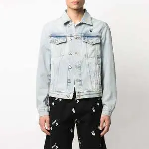 Off-White Mona Lisa Print Denim Jacket