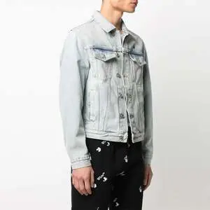 Off-White Mona Lisa Print Denim Jacket
