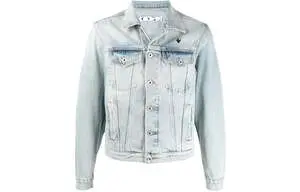 Off-White Mona Lisa Print Denim Jacket