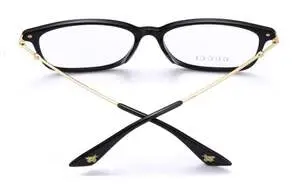 Gucci Black Frame Retro Optical Eyeglasses