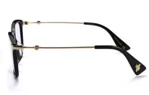 Gucci Black Frame Retro Optical Eyeglasses