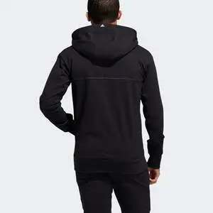 Adidas Basketball Hooded Jacket - Black