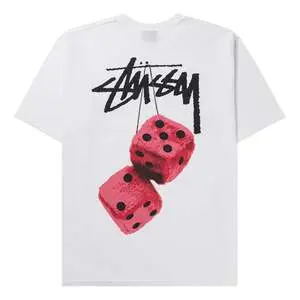 StÜssy Stussy Fuzzy Dice T-shirt 'white' White
