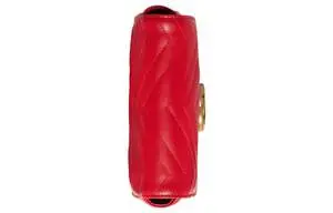 Gucci Gg Marmont Matelassé Super Mini Bag - Red