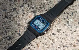 Casio Digital Chronograph Wristwatch - Black