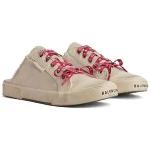 Balenciaga Mules - White/red