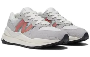 NEW BALANCE 57/40 "light Aluminum Mineral Red" Sneakers - Gray/pink/white