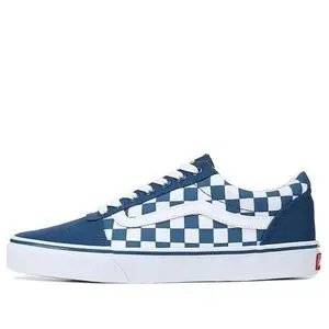 VANS Vans Old Skool Checkerboard Lace-Up Sneakers Blue/white