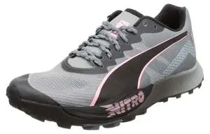 PUMA Fast-trac Apex Nitro Trail Running Shoes - Grey/black/pink