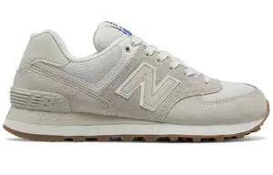 NEW BALANCE 574 Retro Sport Sneakers - White/gray