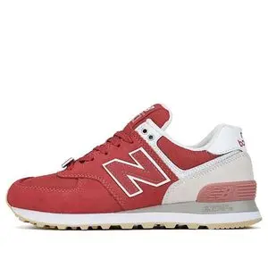 NEW BALANCE 574 Athletic Sneaker - Red/white