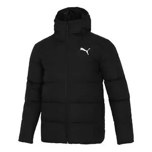 PUMA Logo Down Jacket - Black