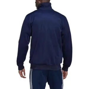 Adidas Originals Retro Sports Stripe Logo Zipper Stand Collar Jacket