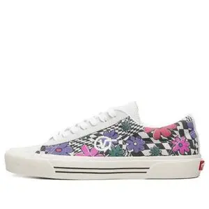 VANS Vans Sid Floral Checkerboard Sneakers White