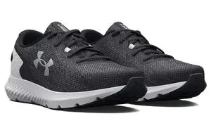 Under Armour Charged Rogue 3 Knit Sneakers - Black/gray