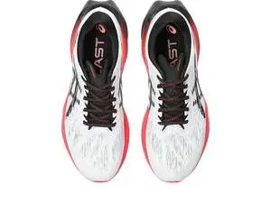Asics Novablast 3 Wide Athletic Sneakers - White/black/red