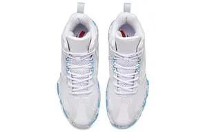 ANTA Badao Basketball High Top Shoes 'white Blue
