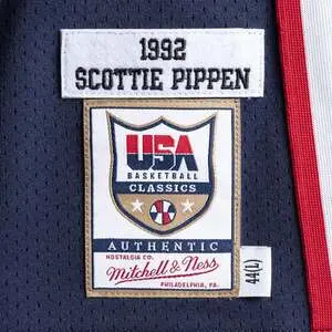 Mitchell & Ness Team Usa 1992 Scottie Pippen Basketball Jersey - Navy/red