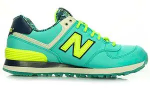 NEW BALANCE 574 "luau Pack" Sneaker - Blue/green
