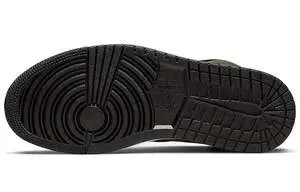 JORDAN 1 Mid Sneakers - Black/trooper-sequoia