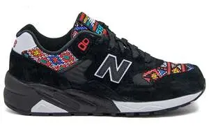 NEW BALANCE 580 Series Athletic Sneakers - Black/white/red
