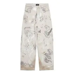 Balenciaga Graffiti Baggy Jeans