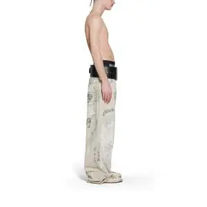 Balenciaga Graffiti Baggy Jeans