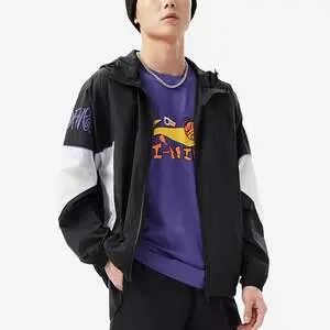 LI-NING Badfive Logo Jacket - Black/white