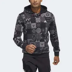 Adidas Cny Aop Hood Pattern Full Print Sports