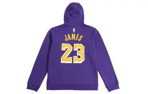 Nike Lebron James Lakers Basketball Fleece Hoodie