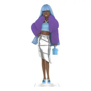 POP MART Barbie Style Icon '2001 Jam N' Glam' Collectible Figure - Multi-color